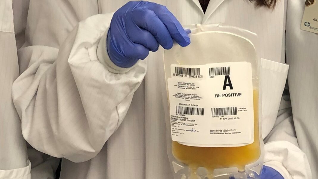 Advocate Aurora administers its first convalescent plasma transfusion